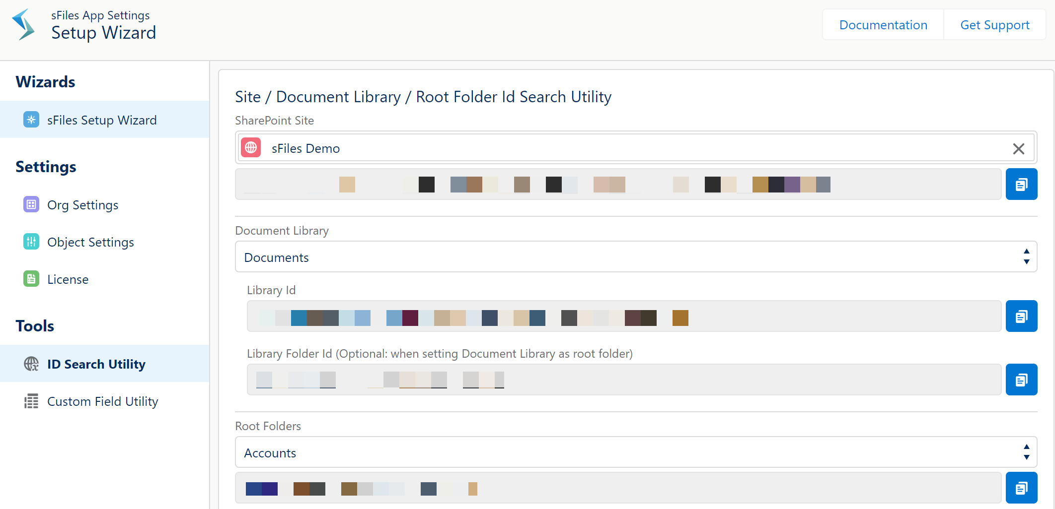 Configure multiple sites and document libraries on a single object